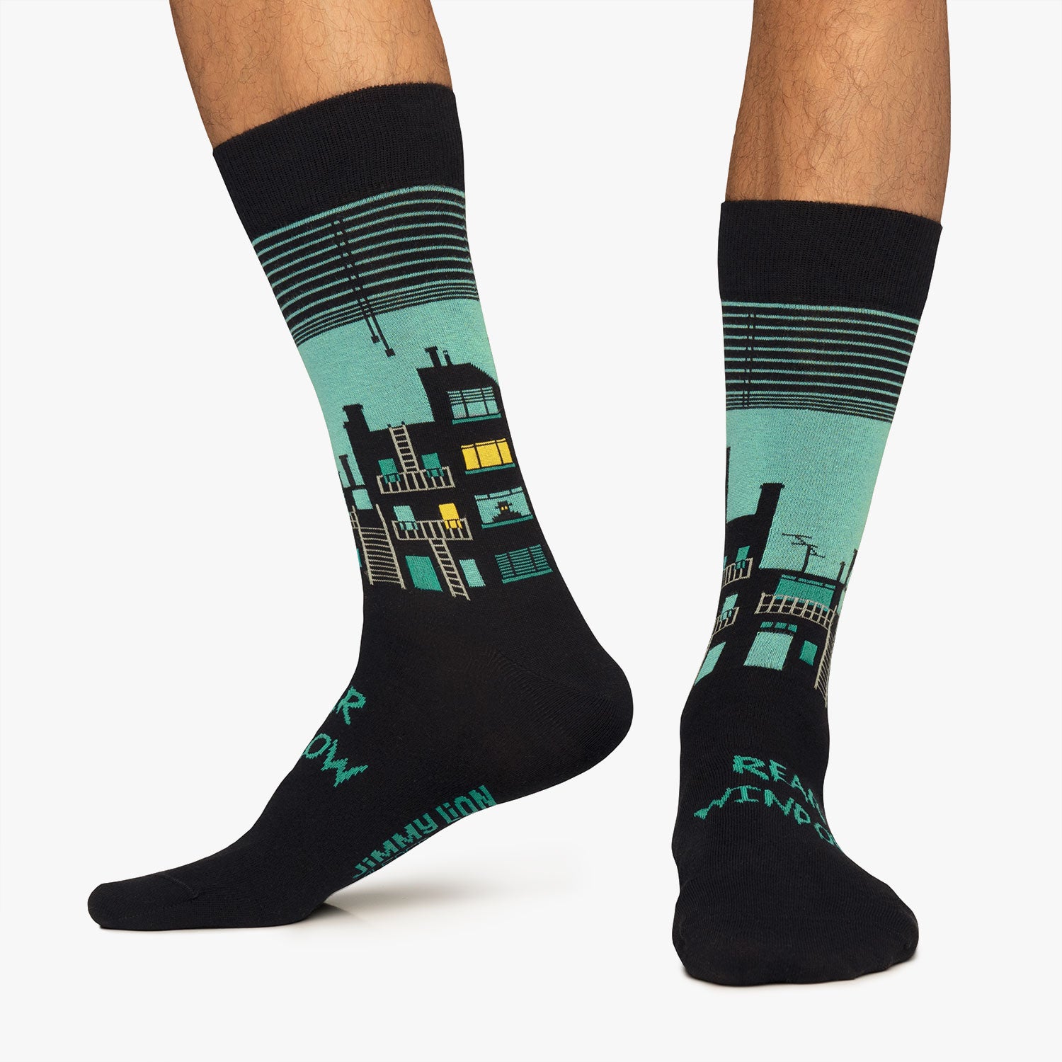 Hitchcock Rear Window™ Spy Socks | Alfred Hitchcock x Jimmy Lion